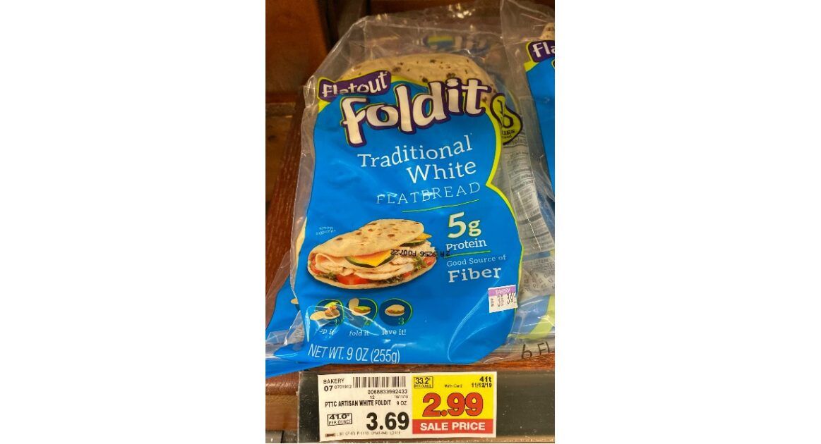 Flatout Flatbread JUST $1.99 at Kroger! (Reg Price $3.69) - Kroger Krazy