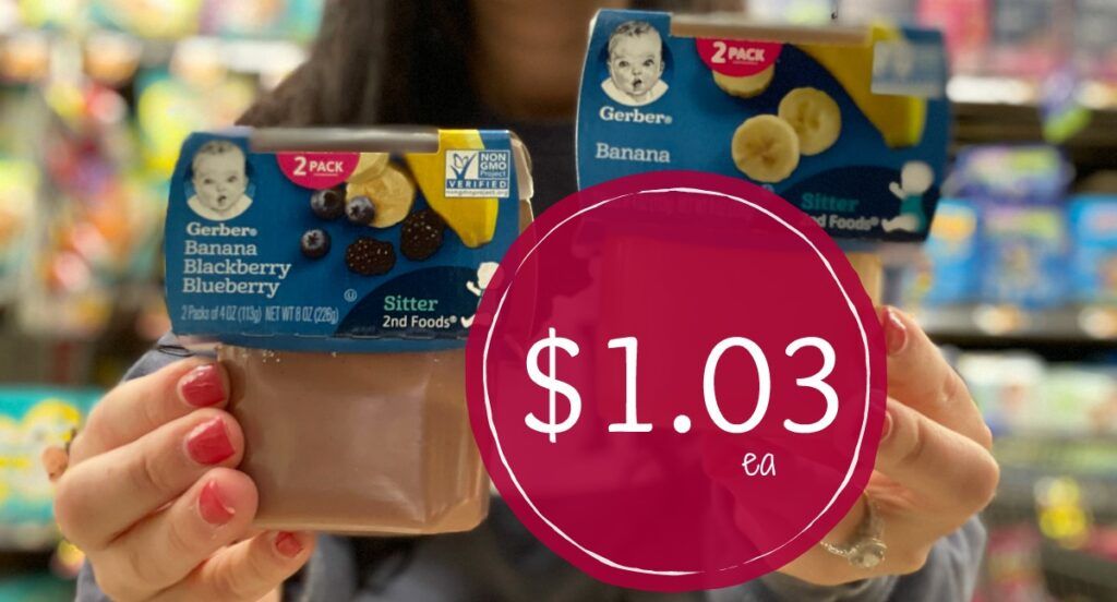 Gerber Tubs (2 PACKS) JUST $1.03 each at Kroger! (Reg Price $1.39 ...