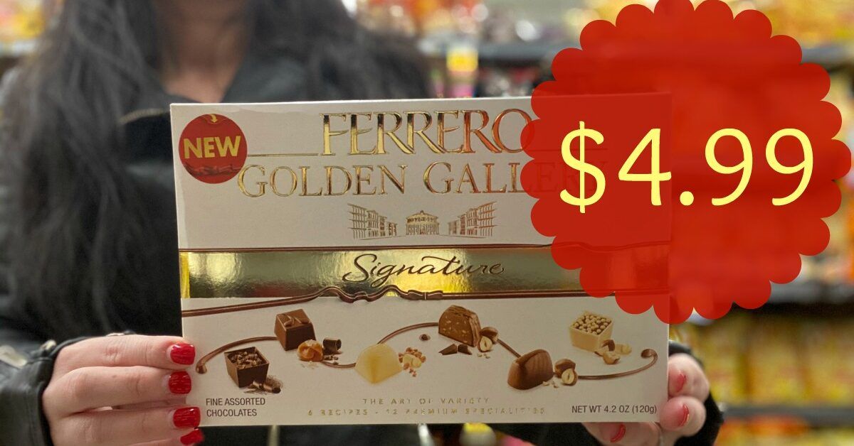Ferrero Golden Gallery Signature Candy JUST $4.99 at Kroger! (Reg Price ...
