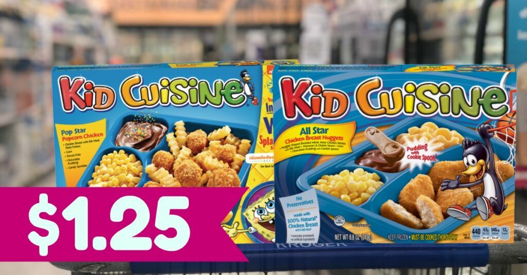 Kid Cuisine Frozen Meals are JUST $1.25 each at Kroger!! (Reg Price $2. ...