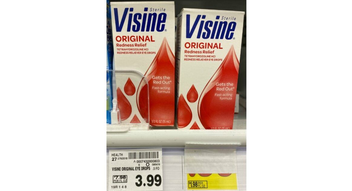Get Visine Eye Drops for ONLY $1.49 at Kroger! (Reg Price $3.99 ...