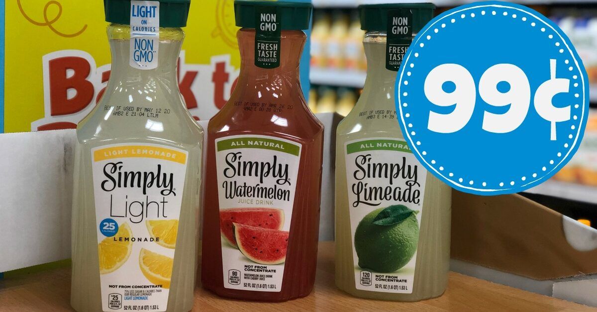 Simply Fruit Drink or Ade ONLY $0.99 at Kroger! - Kroger Krazy
