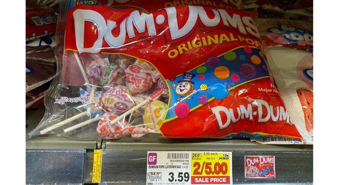 Dum-Dums Original Pops are JUST $2.00 at Kroger! - Kroger Krazy