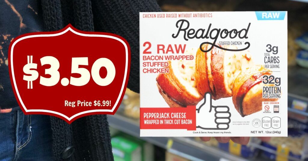 Real Good Stuffed Chicken Breasts ONLY $3.50 each at Kroger! - Kroger Krazy