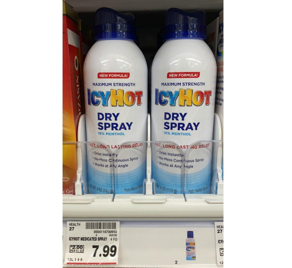 IcyHot Dry Spray as low as $3.74 at Kroger (Reg $7.99)!! - Kroger Krazy
