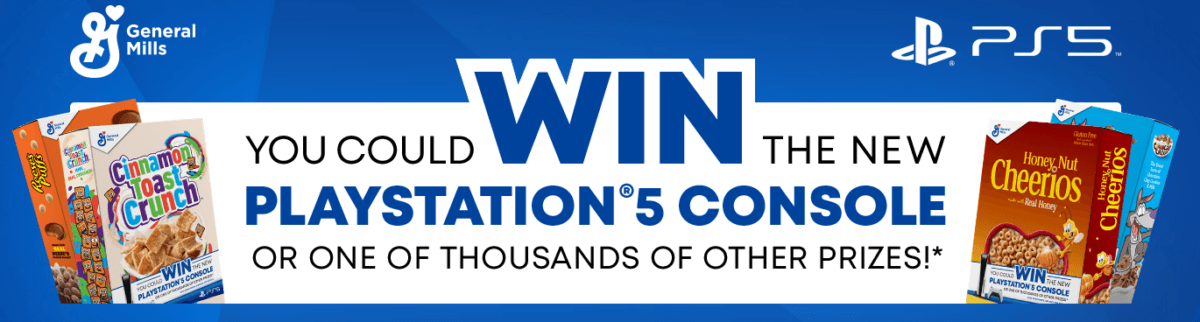 Enter For a Chance to WIN a Playstation®5 Console + General Mills ...