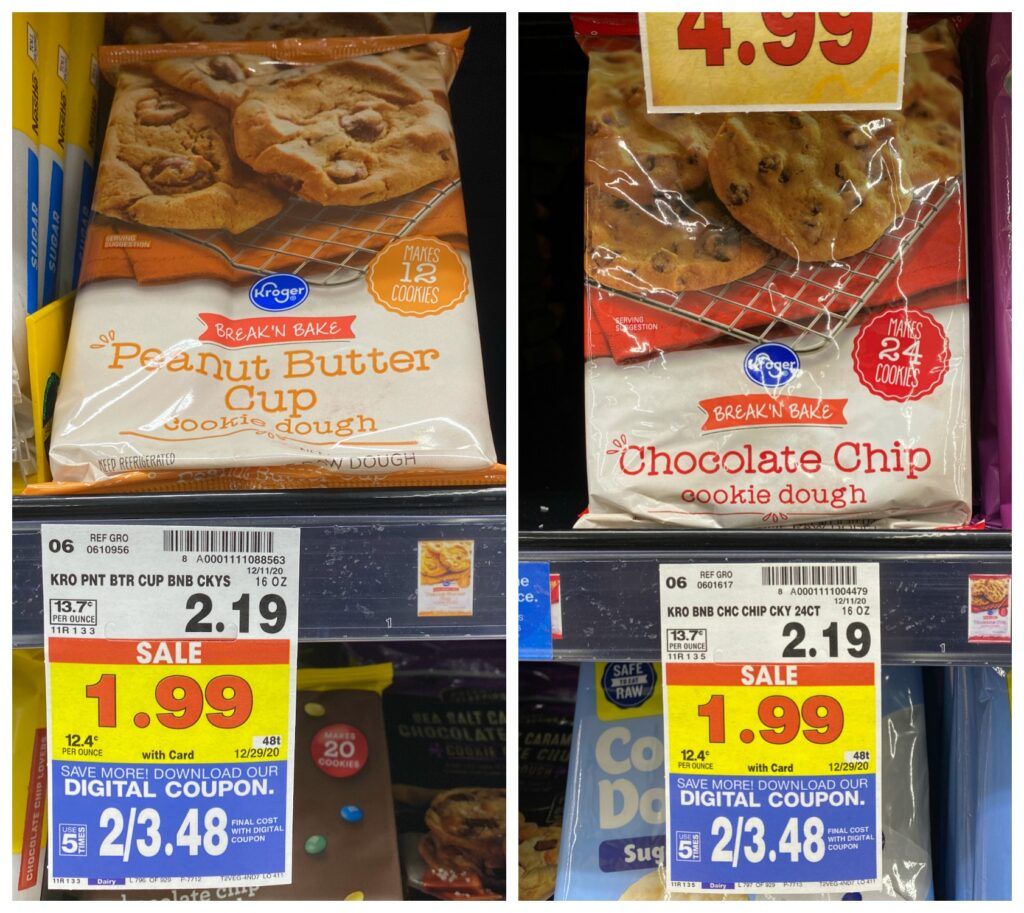 Kroger brand Break 'N Bake Cookies are JUST $1.49! (Reg Price $2.19 ...