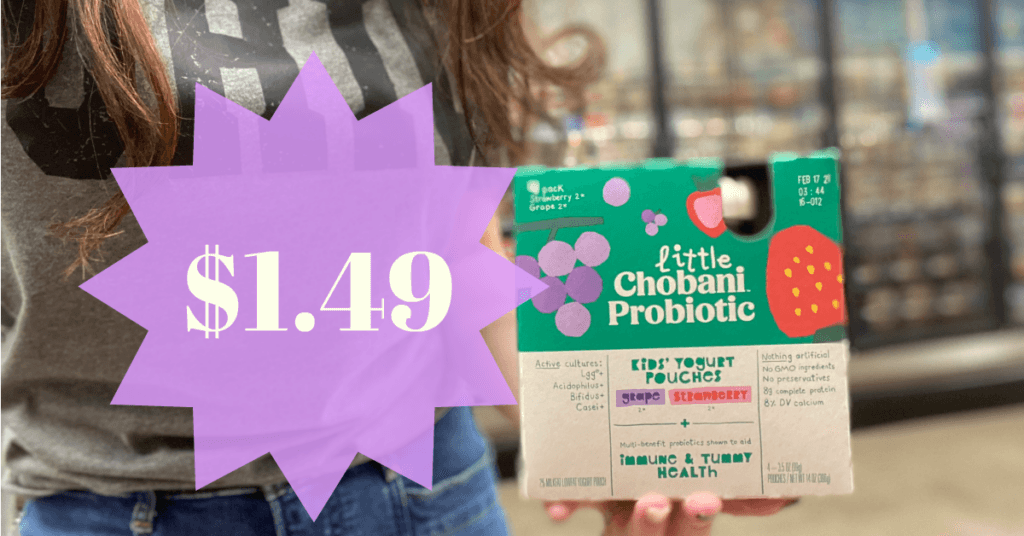 Little Chobani Probiotic Kids Yogurt Pouches are JUST $1.49 at Kroger ...