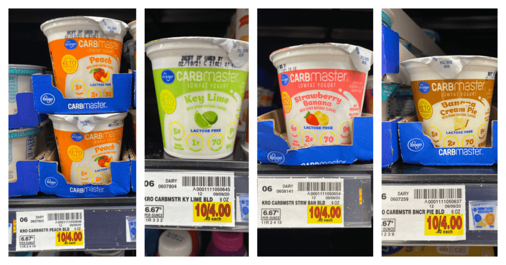 Kroger brand Carbmaster Yogurts are ONLY $0.26 each at Kroger! - Kroger ...