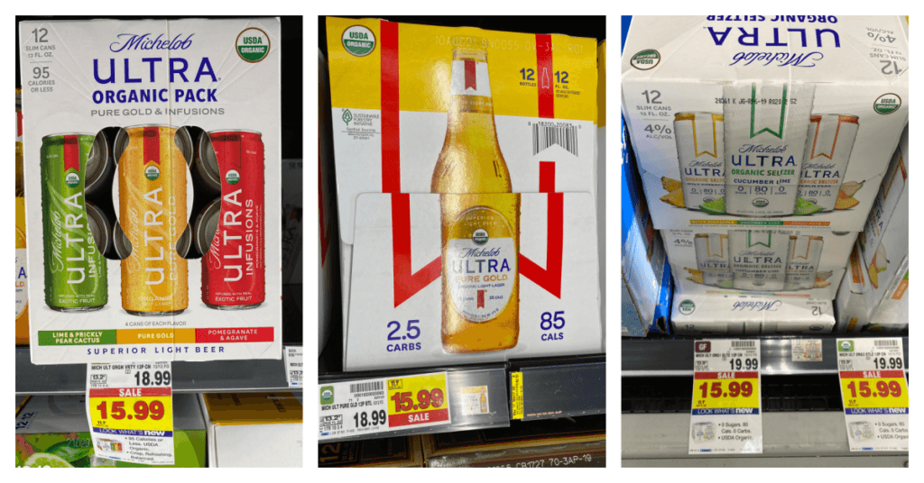 Michelob ULTRA items are JUST $12.99 at Kroger right NOW! - Kroger Krazy