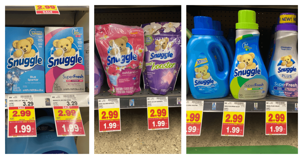 NEW Snuggle Coupon | Fabric Conditioning Items ONLY 99¢ with Kroger ...