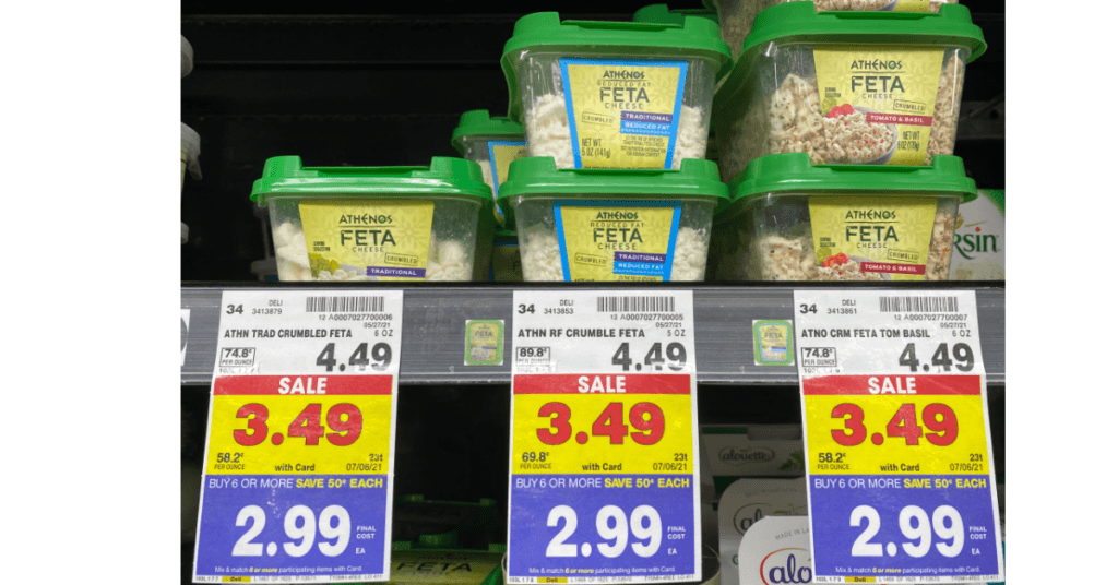 Athenos Feta Cheese is ONLY $1.49 at Kroger!! - Kroger Krazy