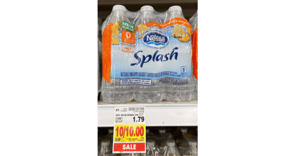 FREE Nestle Splash Pineapple Mango Water at Kroger!! - Kroger Krazy