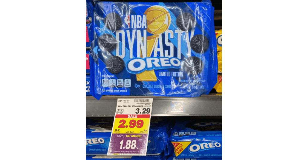 Get FIVE FREE Packages of OREO NBA Dynasty at Kroger (YES! 5 for FREE ...