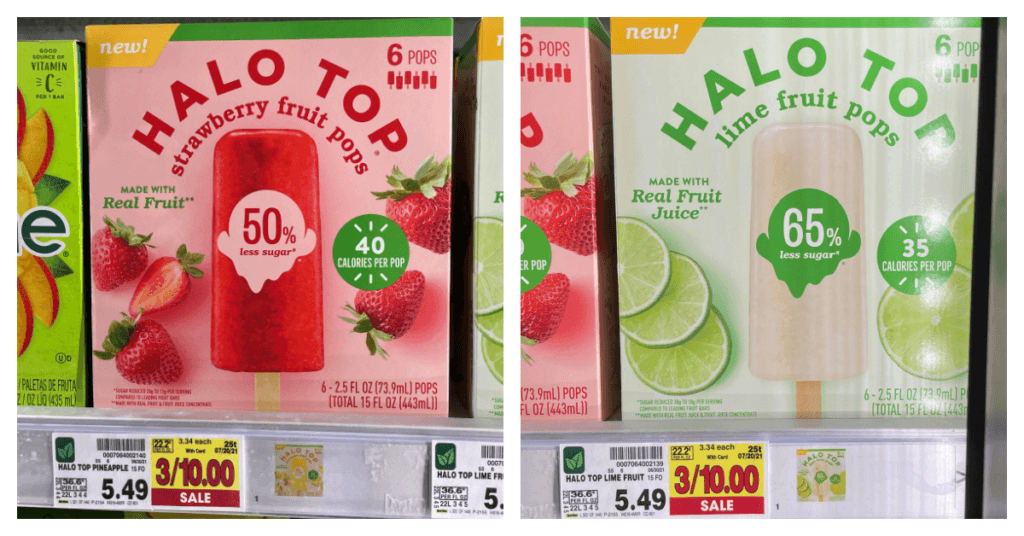 Halo Top Fruit Pops are JUST $2.33 at Kroger!! (Reg Price $5.49 ...