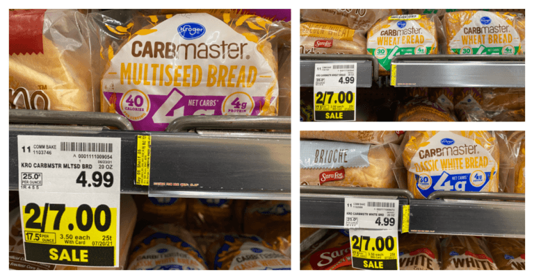 Kroger CarbMaster Bread is going to be JUST $2.75!!! - Kroger Krazy