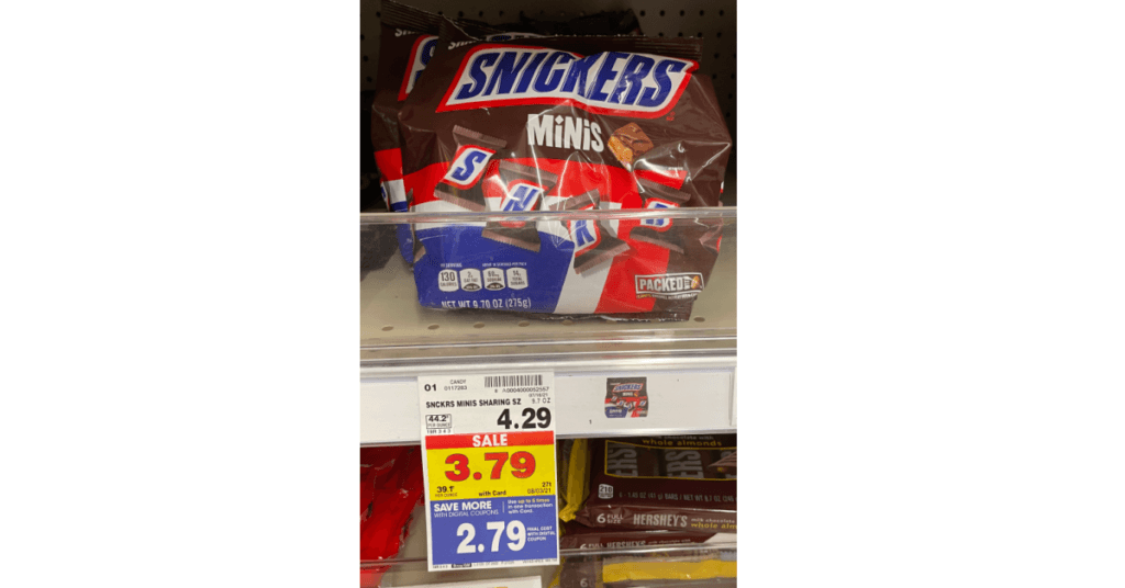 Snickers Minis Sharing Size Candy is JUST $2.29 at Kroger! - Kroger Krazy