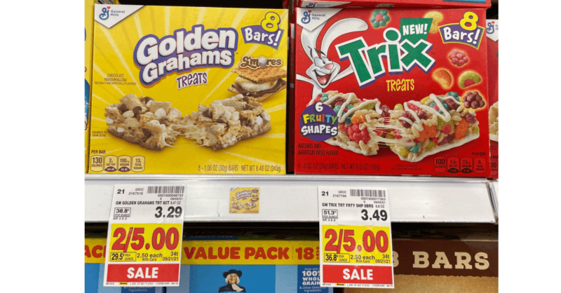 General Mills Cereal Treat Bars are JUST $1.50 at Kroger!! (Reg Price ...
