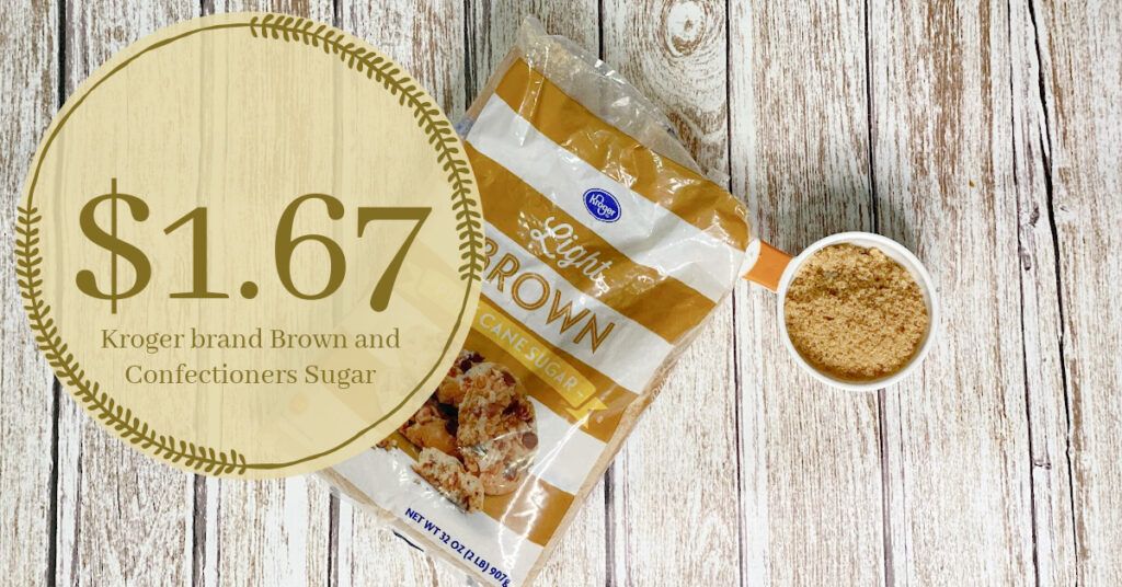 Kroger brand Brown and Confectioners Sugar is JUST $1.67!! - Kroger Krazy