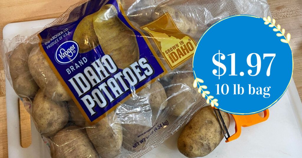 Kroger Russet Potatoes (10 lb) are $1.97! - Kroger Krazy
