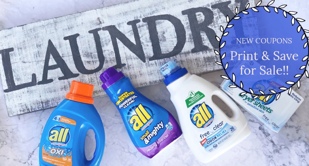 NEW all Laundry Coupons | Print & Save for Sale!!! - Kroger Krazy