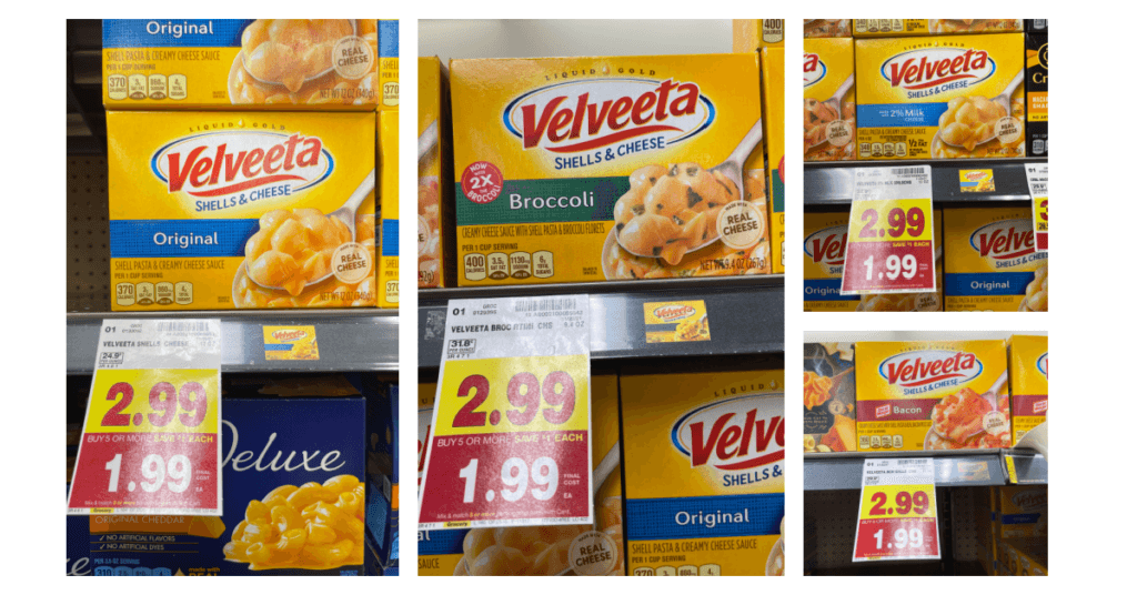 Velveeta Shells & Cheese are 99¢ with Kroger Mega Event!! - Kroger Krazy