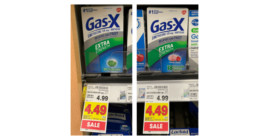 Gas-X is $3.49 at Kroger! - Kroger Krazy