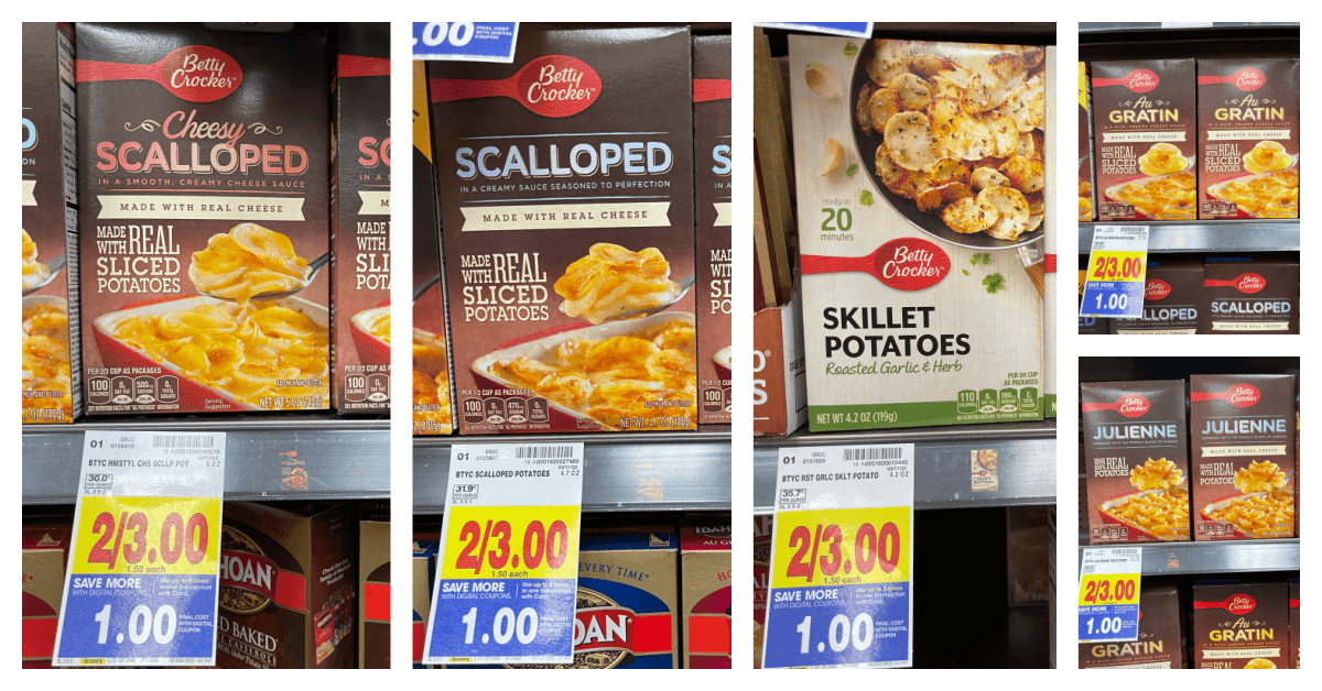 Betty Crocker Boxed Potatoes are JUST $1.00 at Kroger! - Kroger Krazy