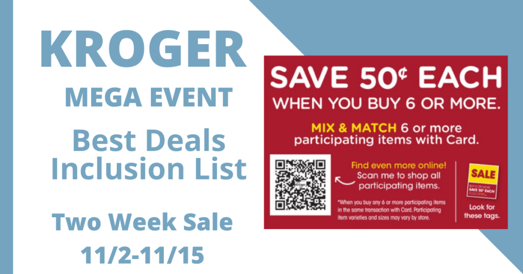 Kroger Mega Event Archives - Kroger Krazy