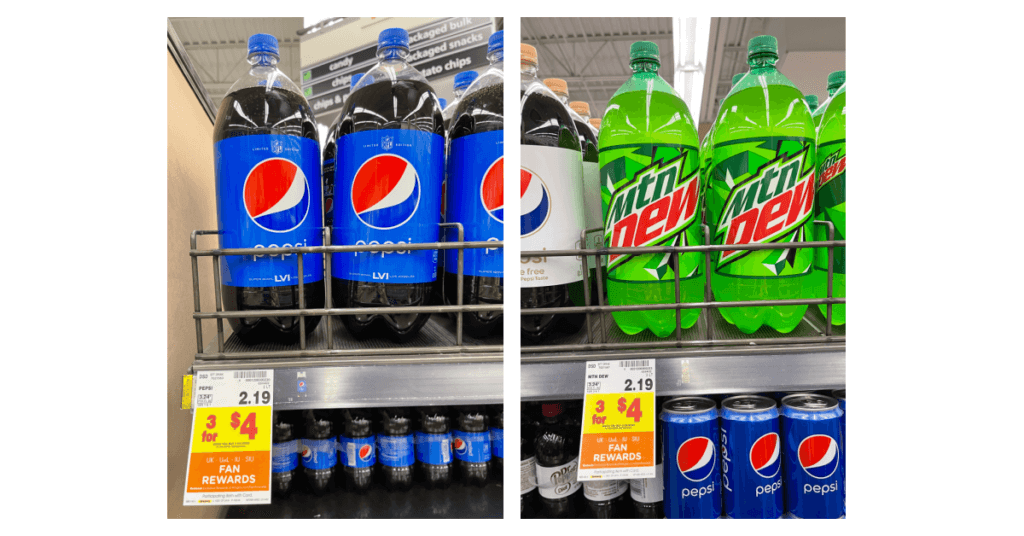 Pepsi & MTN Dew 2 Liters are ONLY 83¢ each at Kroger!! - Kroger Krazy