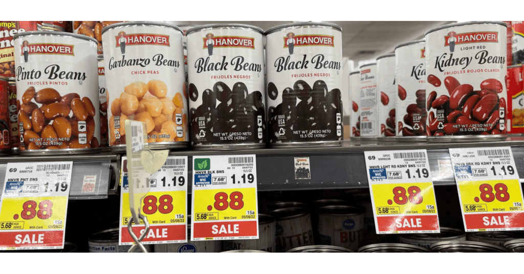 HANOVER Bean products are JUST $0.88 at Kroger! - Kroger Krazy