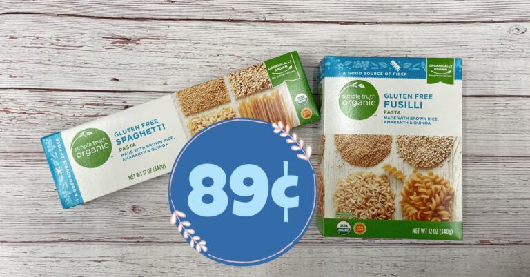 Simple Truth Organic Gluten Free Pasta is as low as 89¢ at Kroger ...