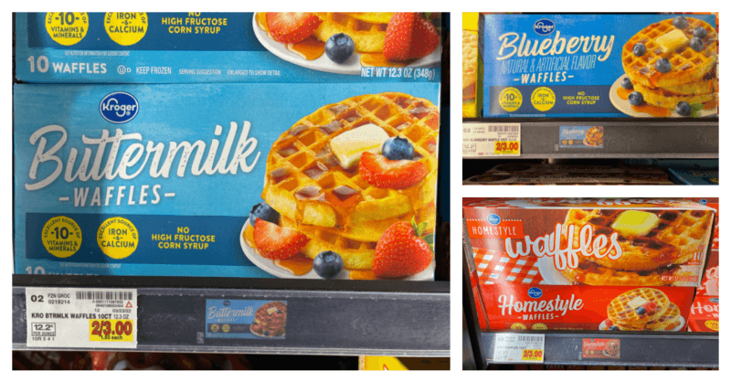 Kroger Frozen Waffles are $1.30! - Kroger Krazy