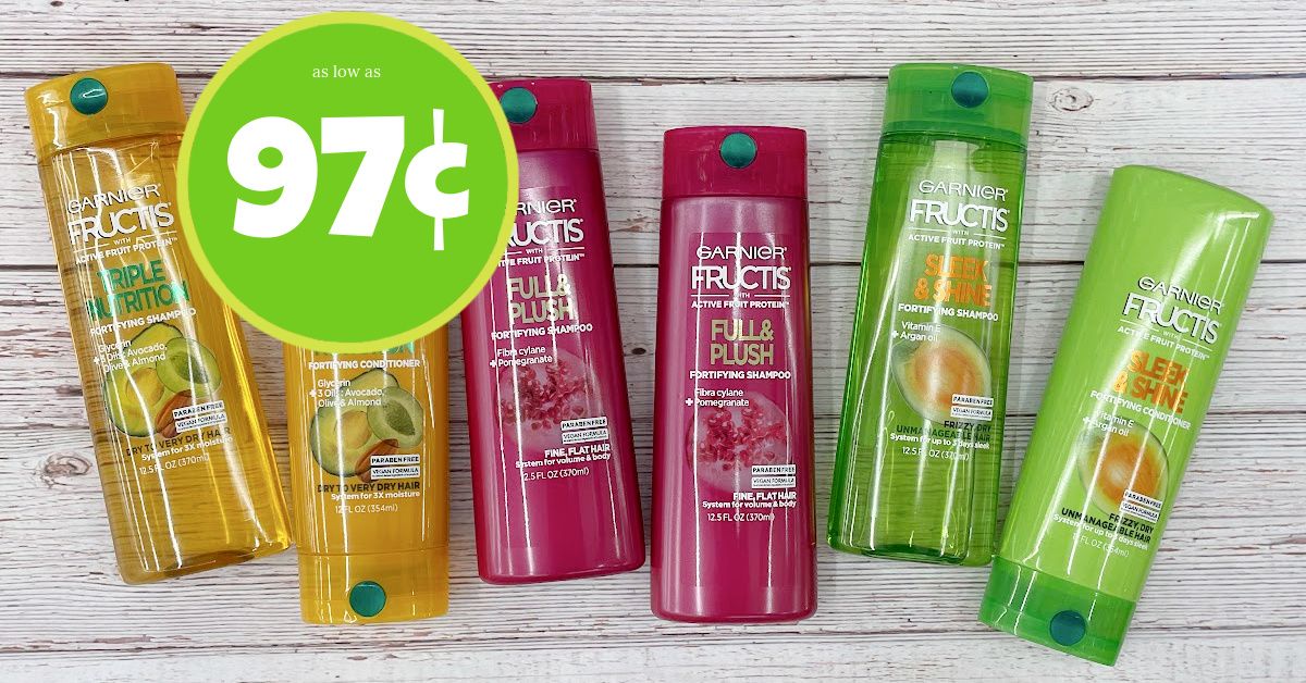 Garnier Fructis Shampoo or Conditioner 97¢ at Kroger - Kroger Krazy