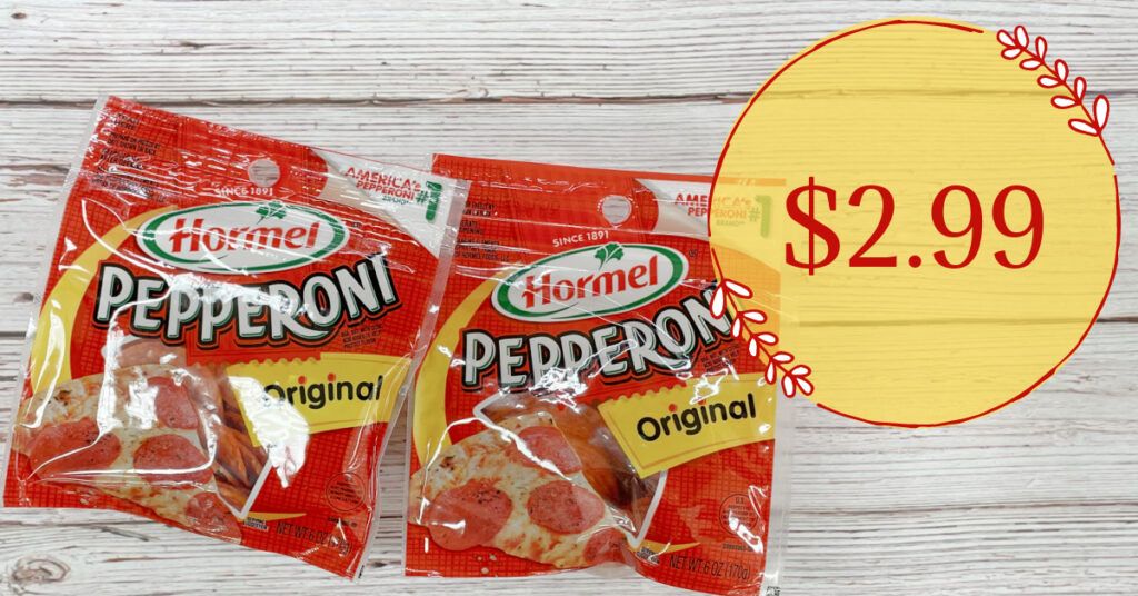 Hormel Pepperoni is $2.99 at Kroger (Ends TODAY) - Kroger Krazy