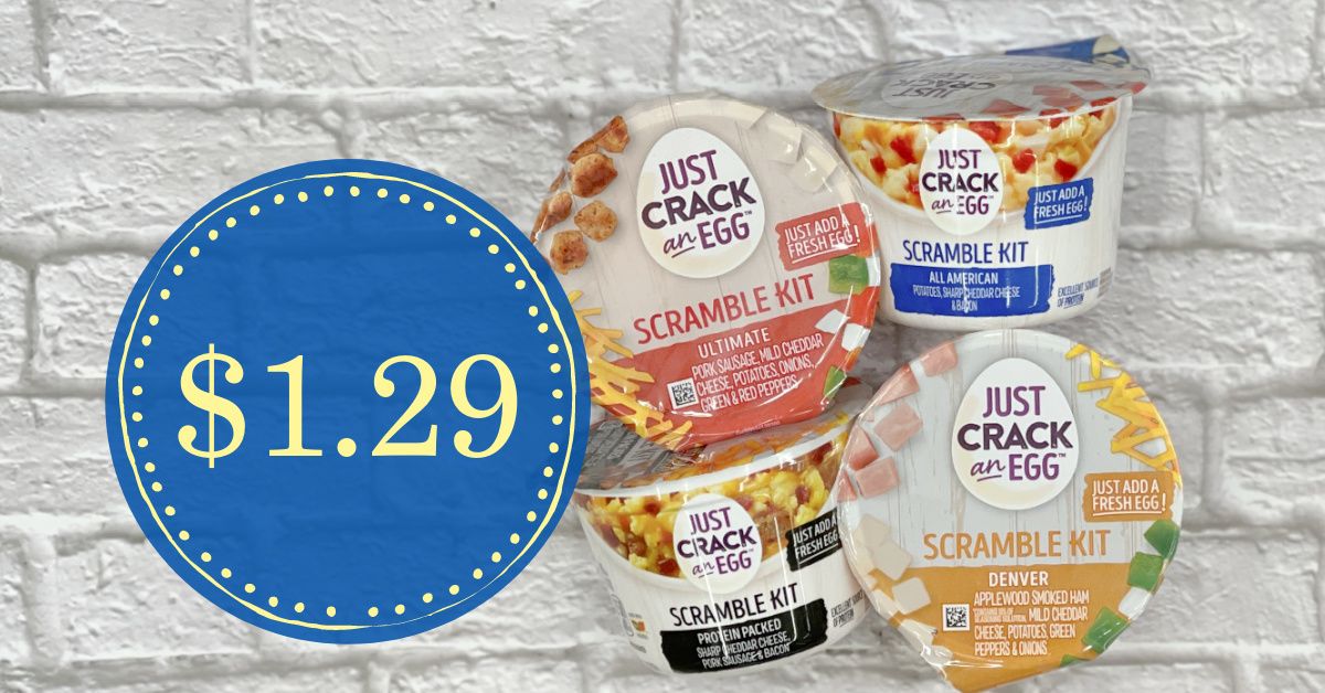 Just Crack an Egg Scramble Kits are $1.29 at Kroger! - Kroger Krazy