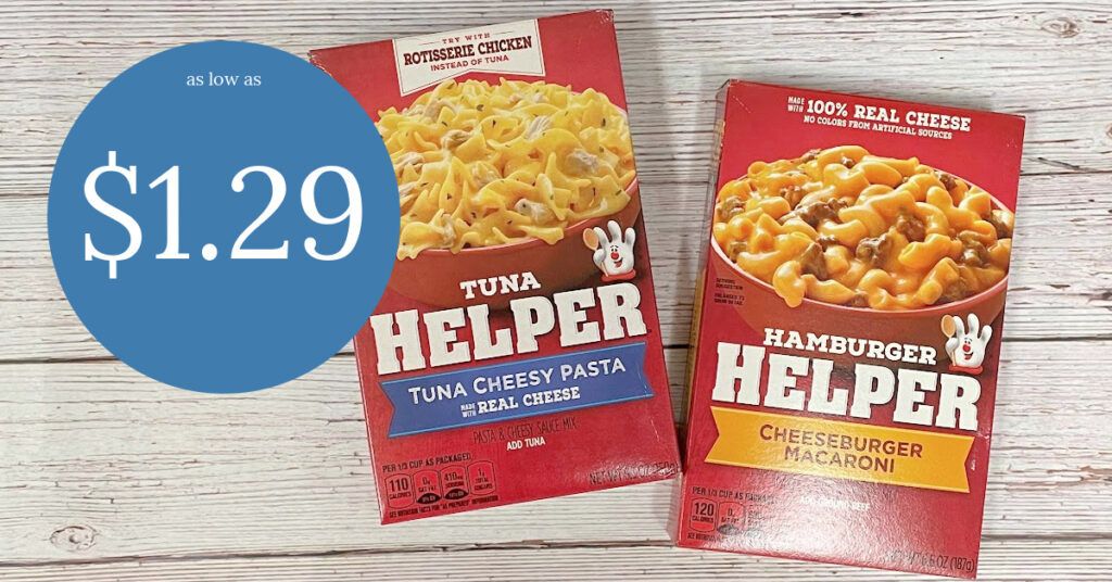 Hamburger or Tuna Helper only $1.29 at Kroger! - Kroger Krazy