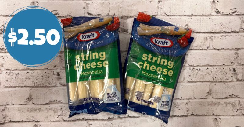 Kraft String Cheese ONLY $2.50! - Kroger Krazy