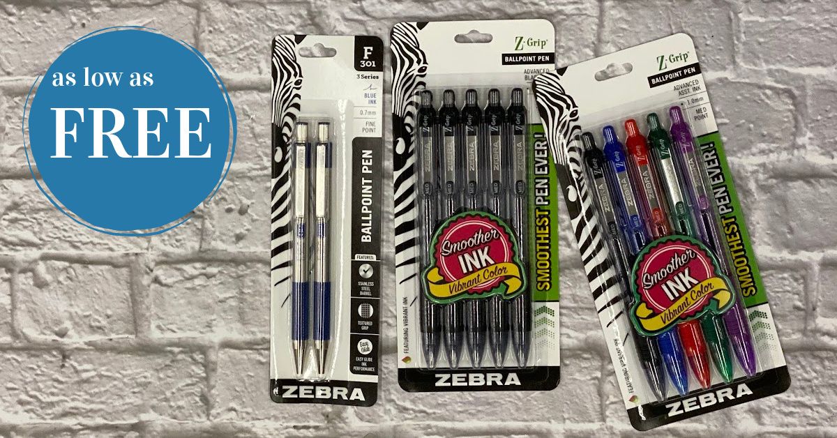 Zebra Z-Grip Pens Moneymaker! - Kroger Krazy