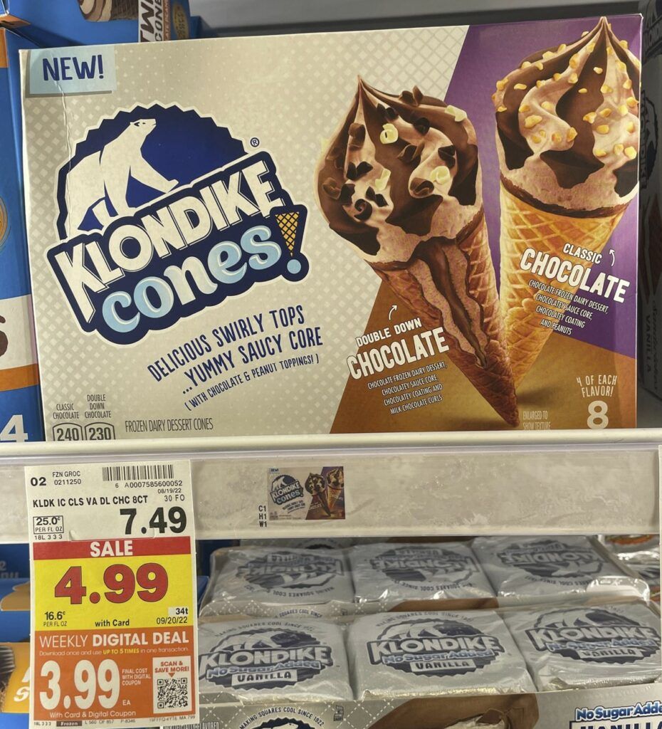Klondike Cones are $3.99 at Kroger! - Kroger Krazy