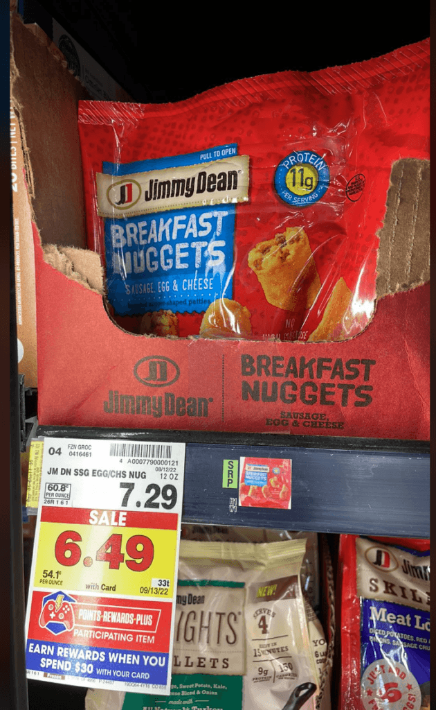 Jimmy Dean Breakfast Nuggets ONLY $2.49 (Reg $7.29)! - Kroger Krazy