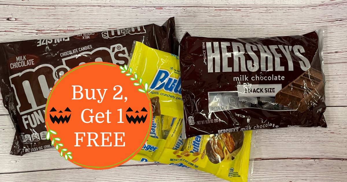Hershey's, Bars and Butterfinger Candy is B2G1 FREE at Kroger ...