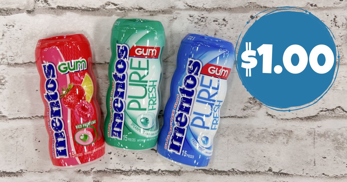 Mentos Gum ONLY $1.00! - Kroger Krazy