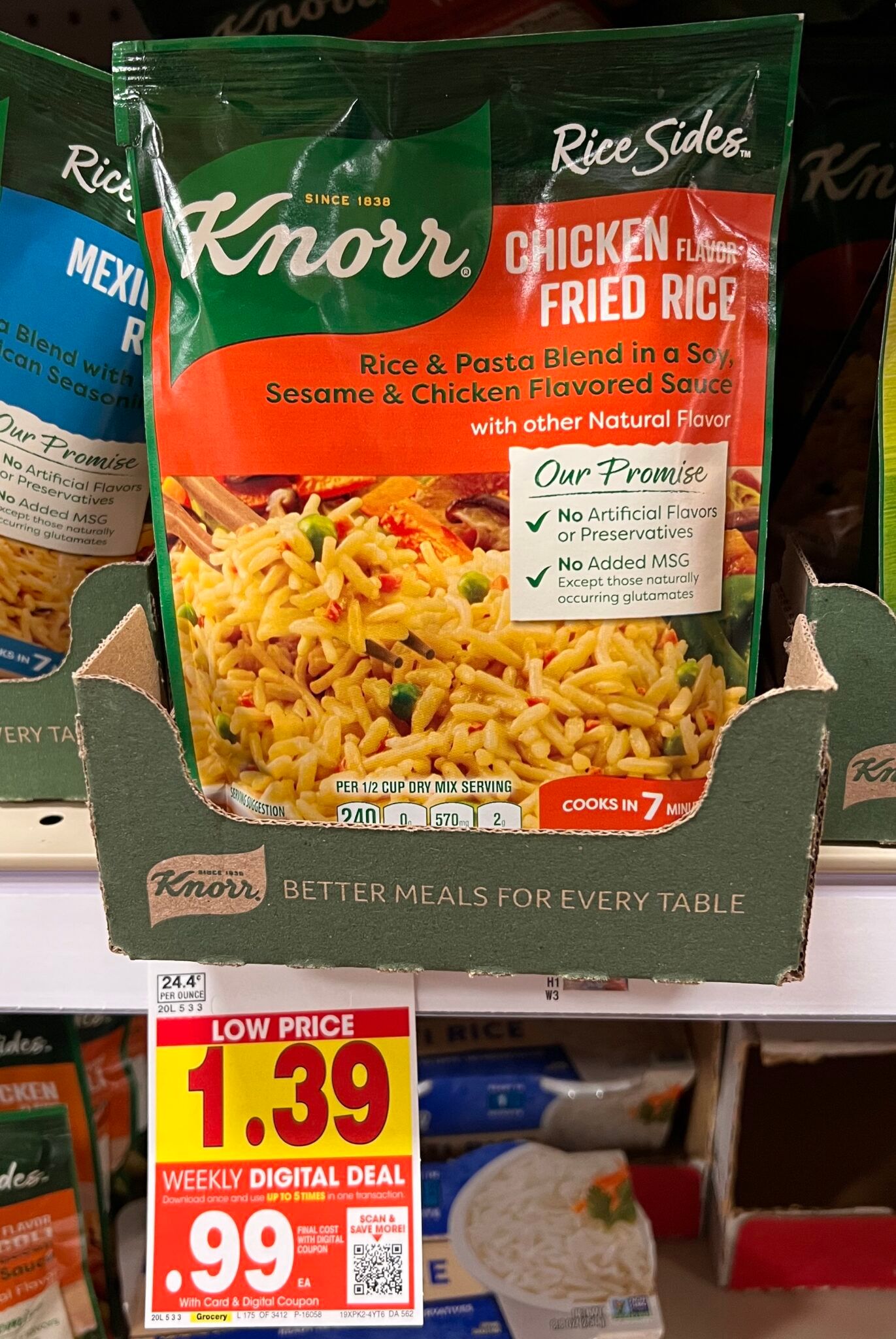 Knorr Pasta & Rice Sides ONLY 99¢! - Kroger Krazy