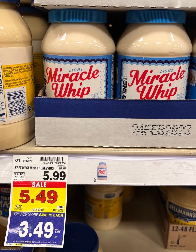Miracle Whip as low as $2.99! - Kroger Krazy