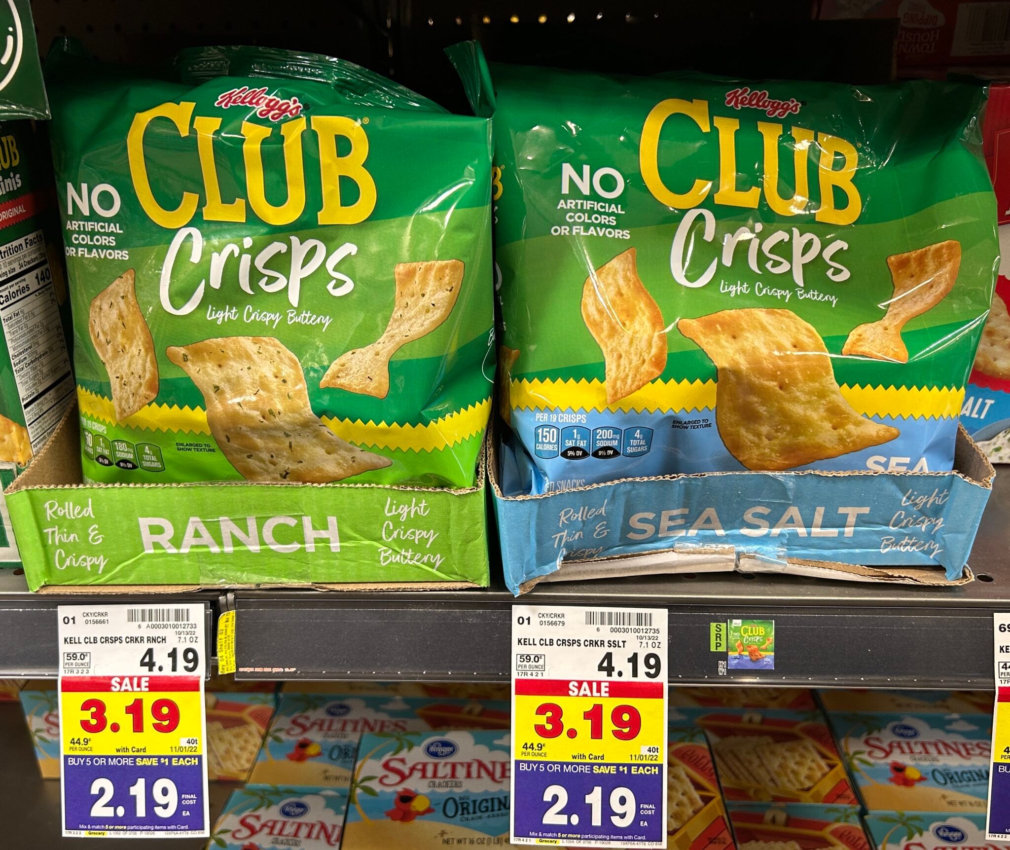 Kellogg's Club Crisps as low as 69¢! - Kroger Krazy