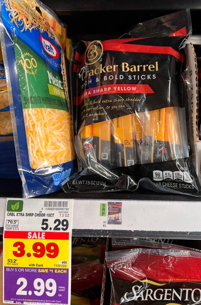 Cracker Barrel Cheese as low as $1.99! - Kroger Krazy