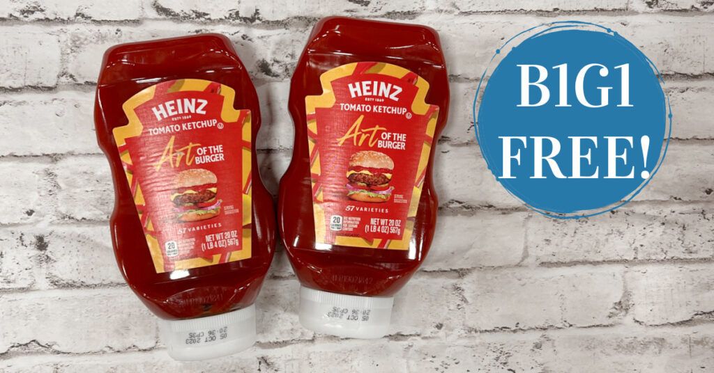 Heinz Ketchup is B1G1 FREE at Kroger! - Kroger Krazy