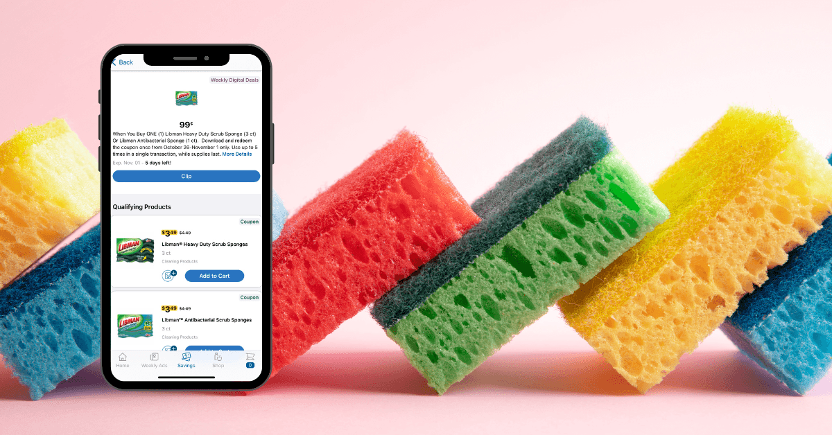 Libman Sponges ONLY 99¢! - Kroger Krazy