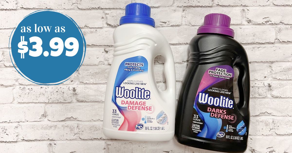 Woolite Laundry Detergent as low as $3.99! - Kroger Krazy